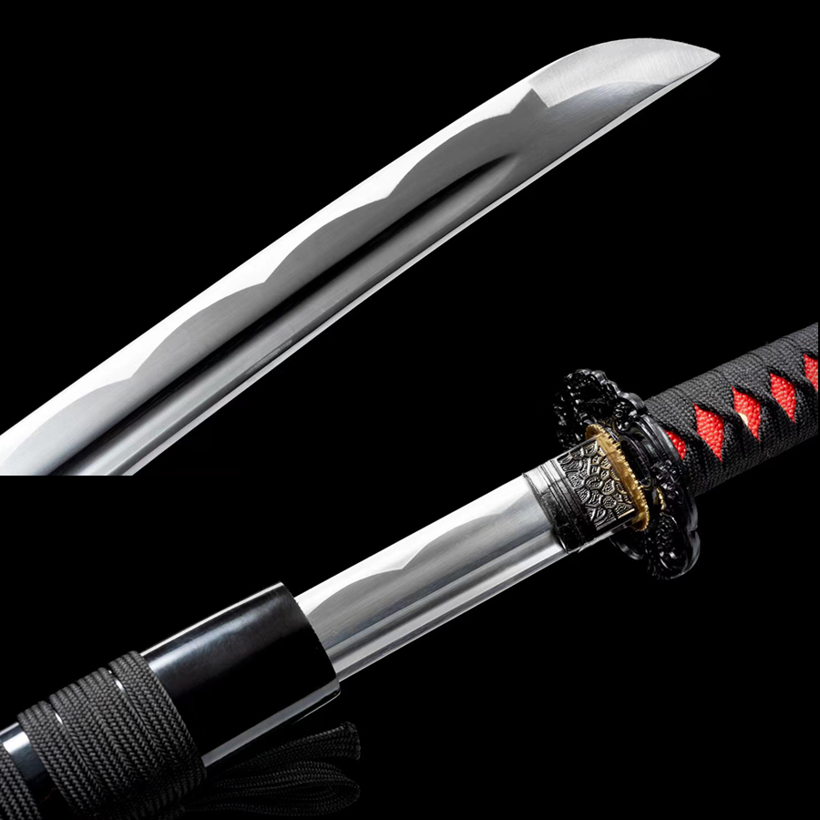 YunZu Ninja Katana Japanese Sword Sabre Combat Knife Soldier's Sword ...