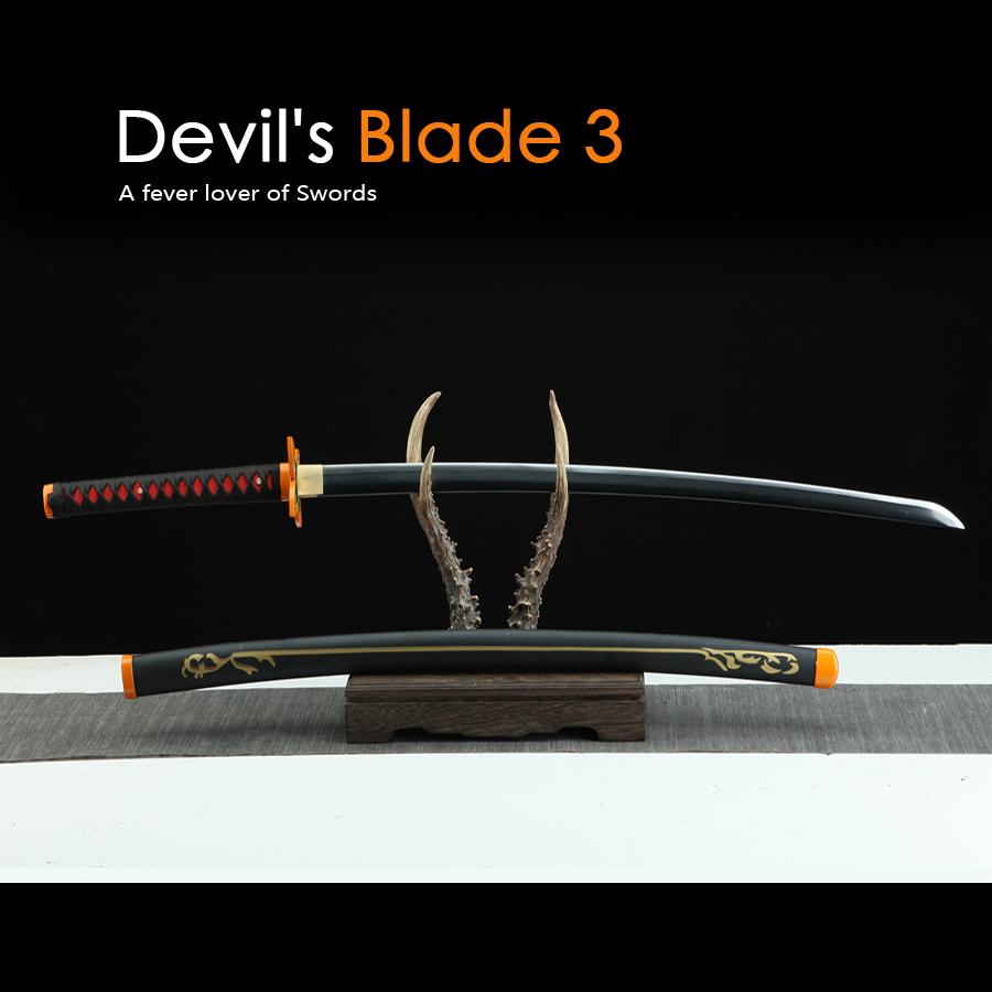 Demon Slayer Series 3 Butterfly Edge Ninja Katana Japanese Sword Sabre ...