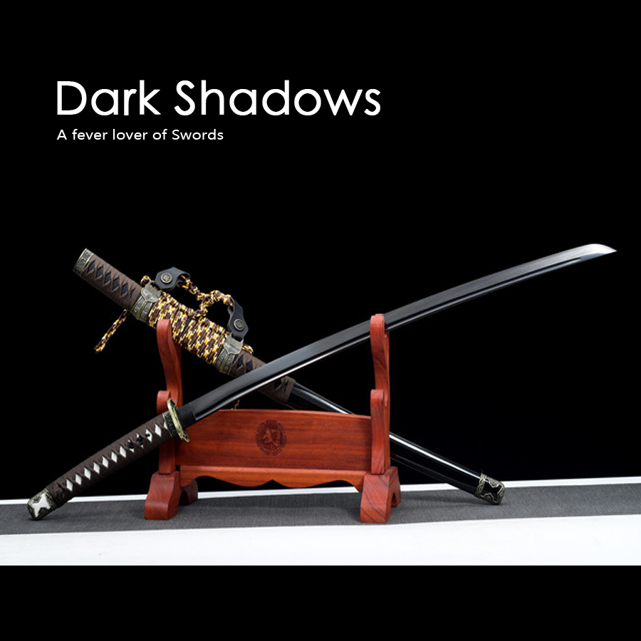 Dark Shadows Ninja Katana Japanese Sword Sabre Combat Knife Soldier's ...
