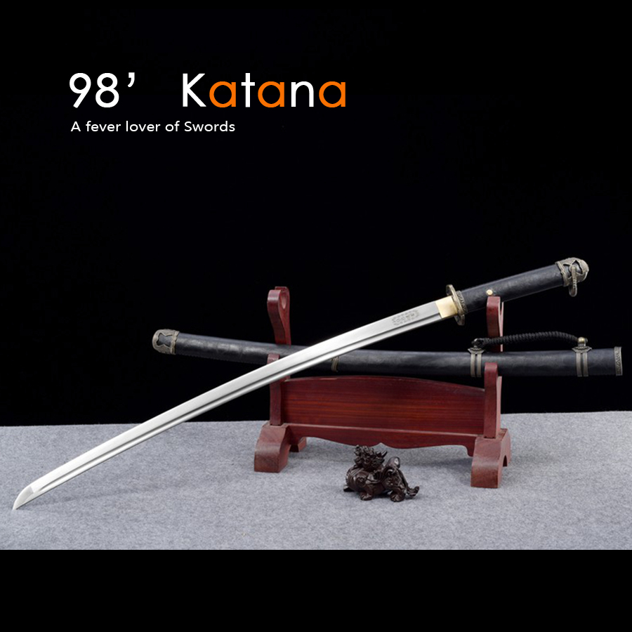 98" Ninja Katana Japanese Sword Sabre Combat Knife Soldier's Sword ...