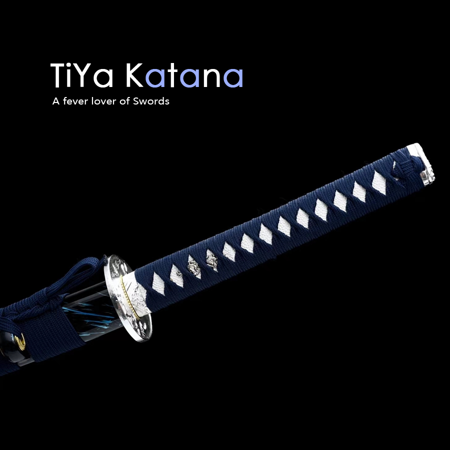 TiYa Ninja Katana Japanese Sword Sabre Combat Knife Soldier's Sword ...