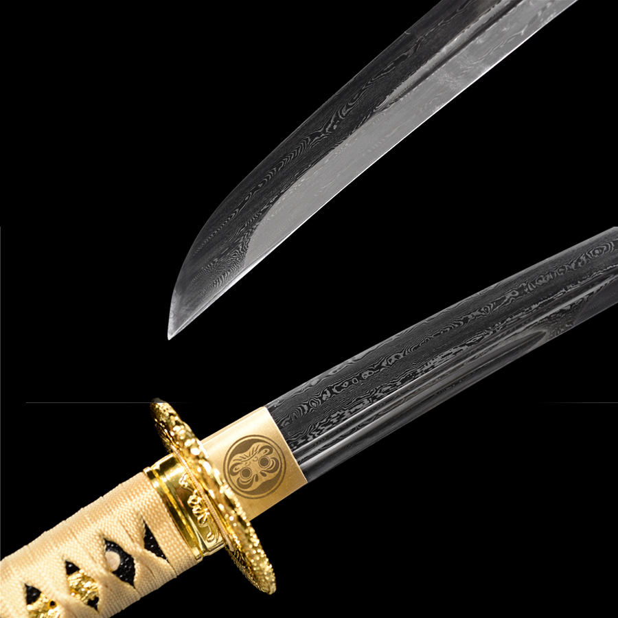 Dharna Ninja Katana Japanese Short Sword Sabre Combat Knife Soldier's ...