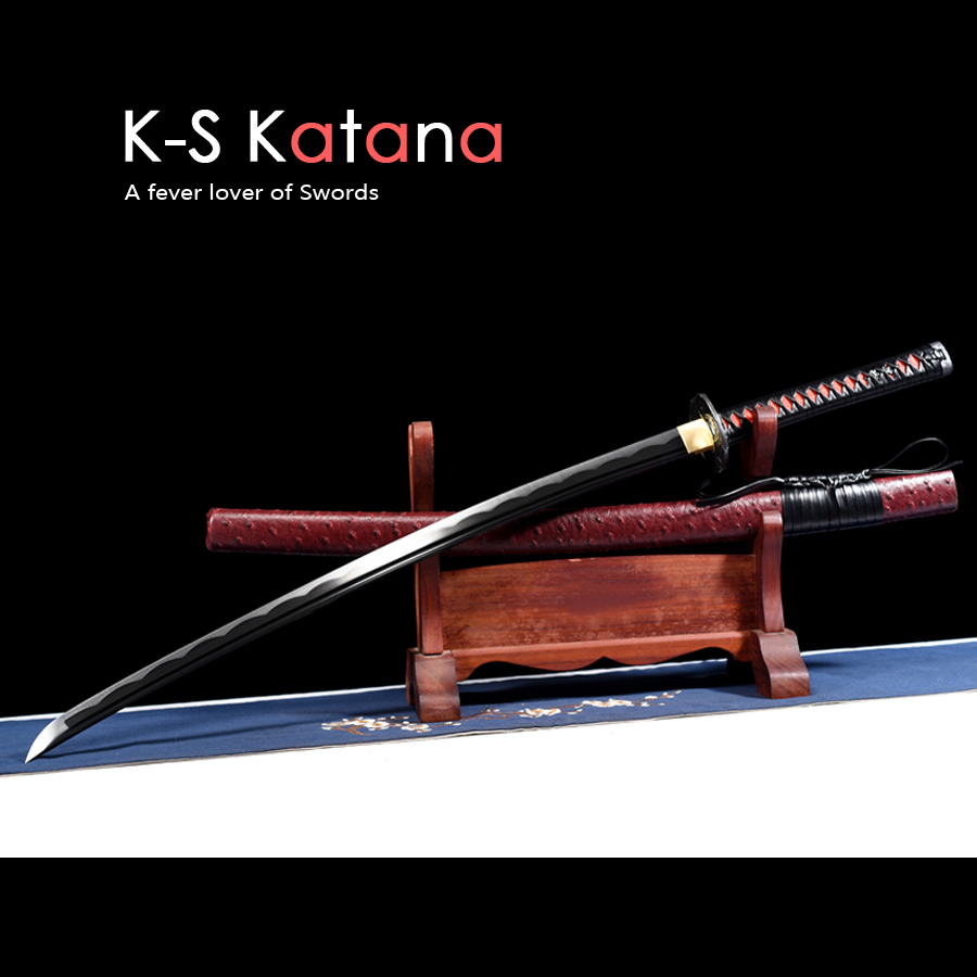K-S Ninja Katana Japanese Sword Sabre Combat Knife Soldier's Sword ...