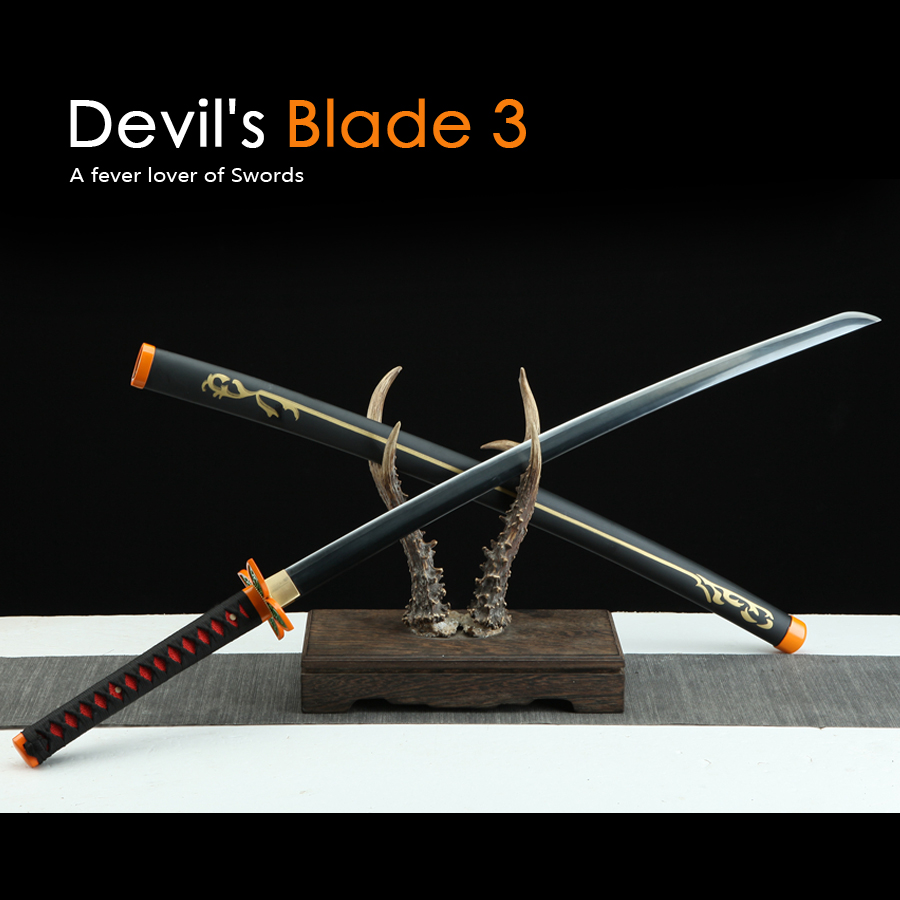 Demon Slayer Series 3 Butterfly Edge Ninja Katana Japanese Sword Sabre ...