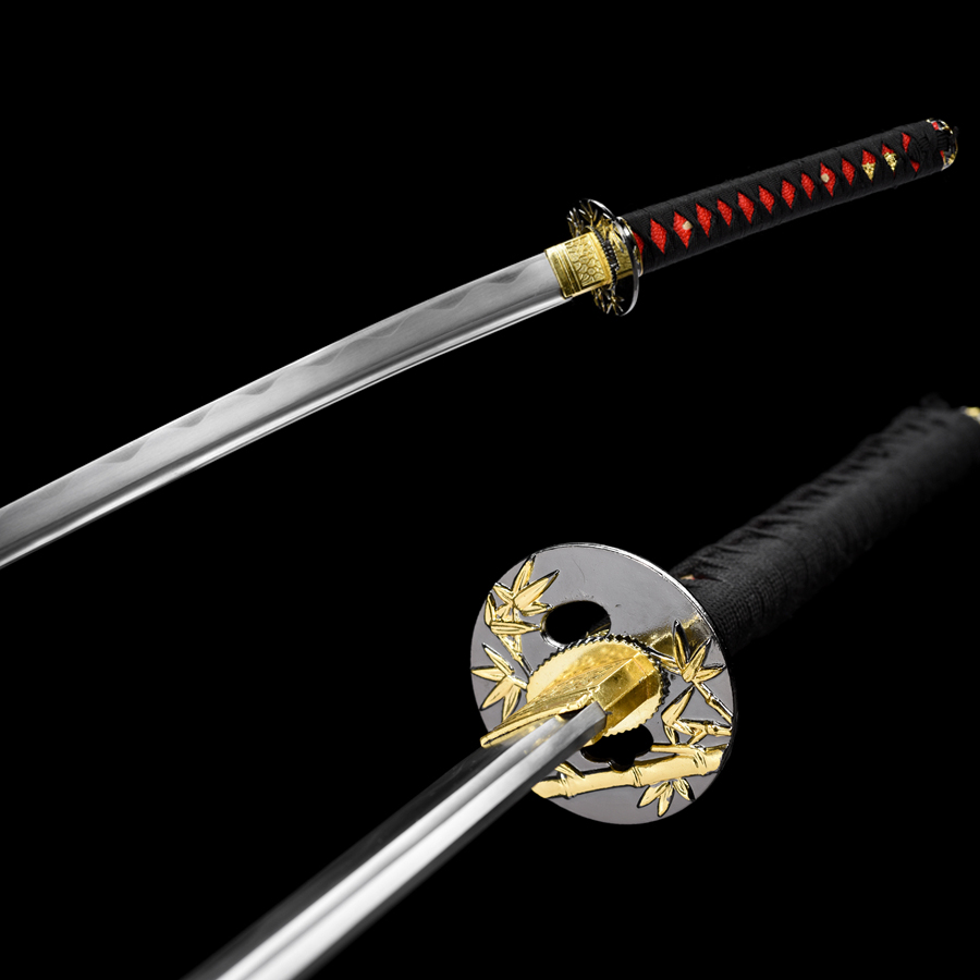 Bamboo Dragon Ninja Katana Japanese Sword Sabre Broadsword – Top-Sword ...
