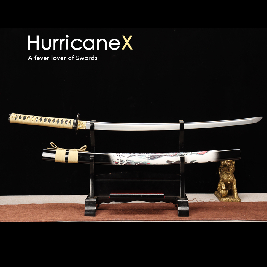 HurricaneX Ninja Katana Japanese Sword Sabre Combat Knife Soldier's ...
