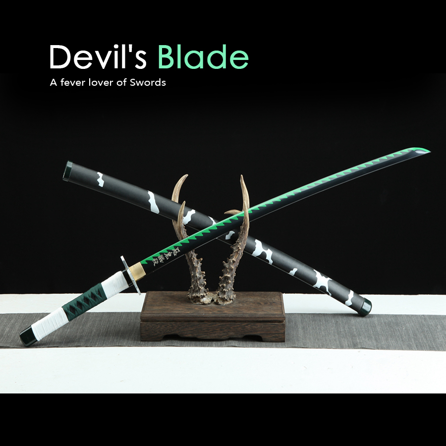 Demon Slayer Series1 Ninja Katana Japanese Sword Sabre Combat Knife ...