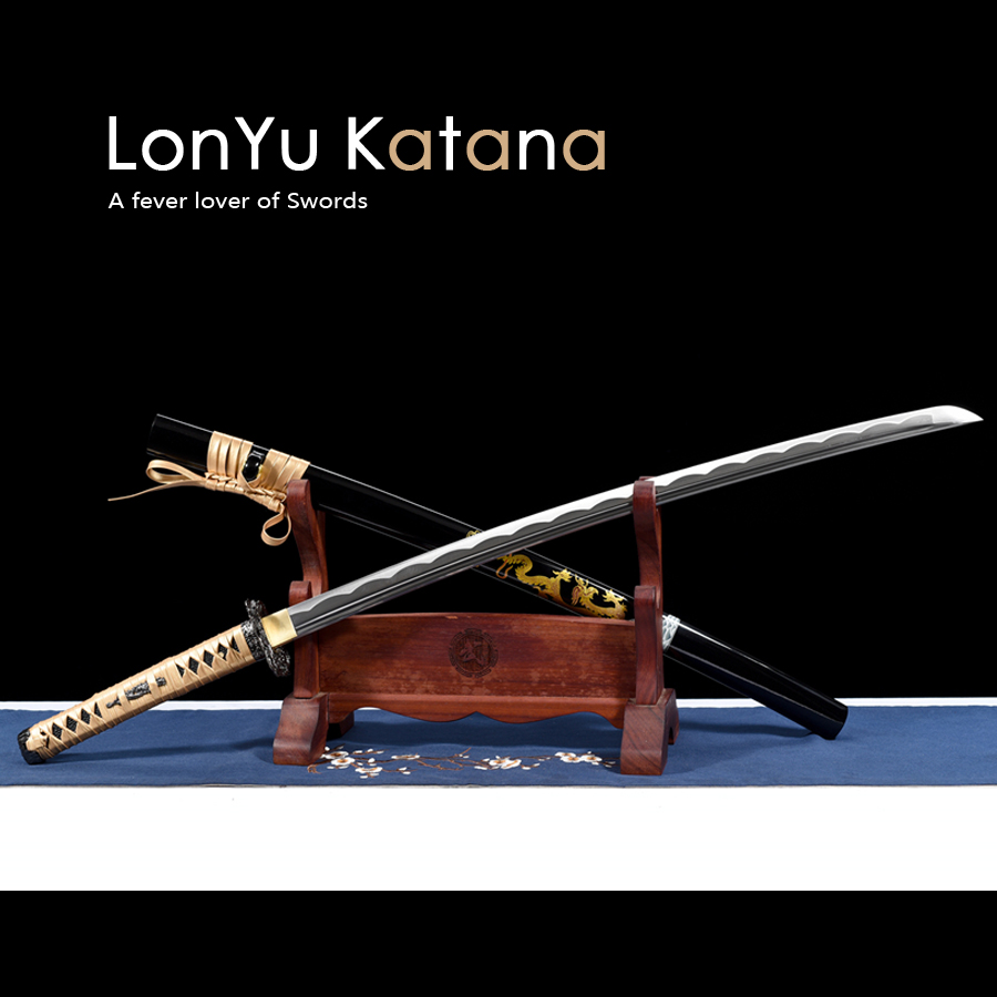 Dragon Wings Ninja Katana Japanese Sword Sabre Combat Knife Soldier's ...