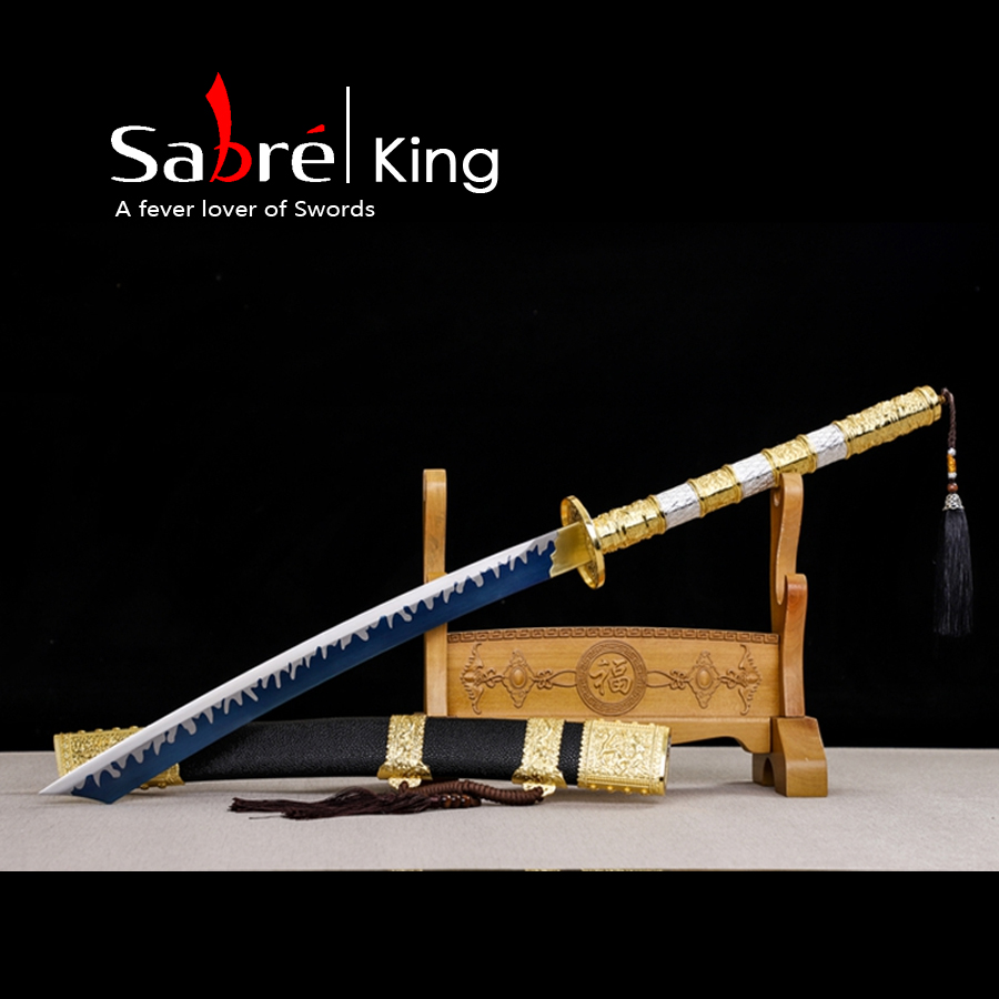King Long Sabre Combat Knife Katana Combat Knife Soldier's Sword Short ...