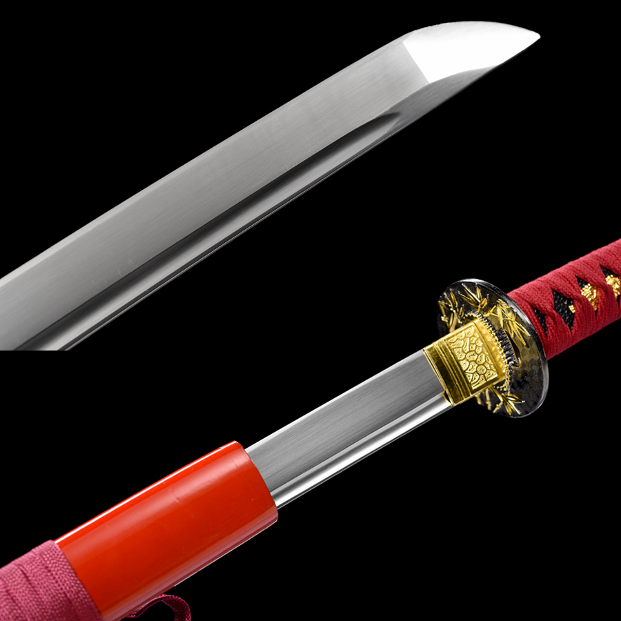 ZhuYE Ninja Katana Japanese Sword Sabre Combat Knife Soldier's Sword ...