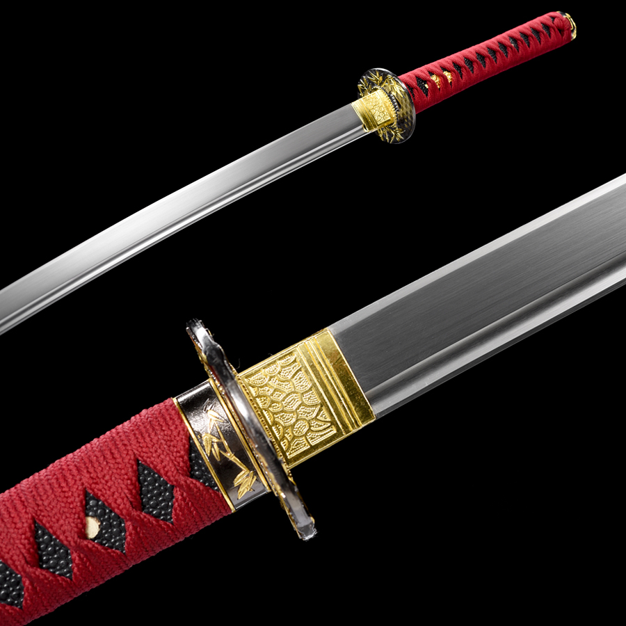 ZhuYE Ninja Katana Japanese Sword Sabre Combat Knife Soldier's Sword ...