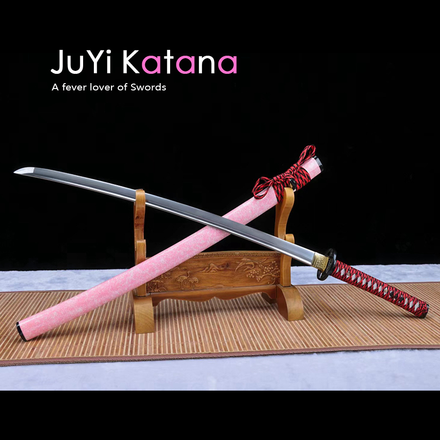 JuYi Ninja Katana Japanese Sword Sabre Combat Knife Soldier's Sword ...
