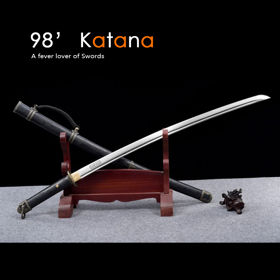 98" Ninja Katana Japanese Sword Sabre Combat Knife Soldier's Sword ...