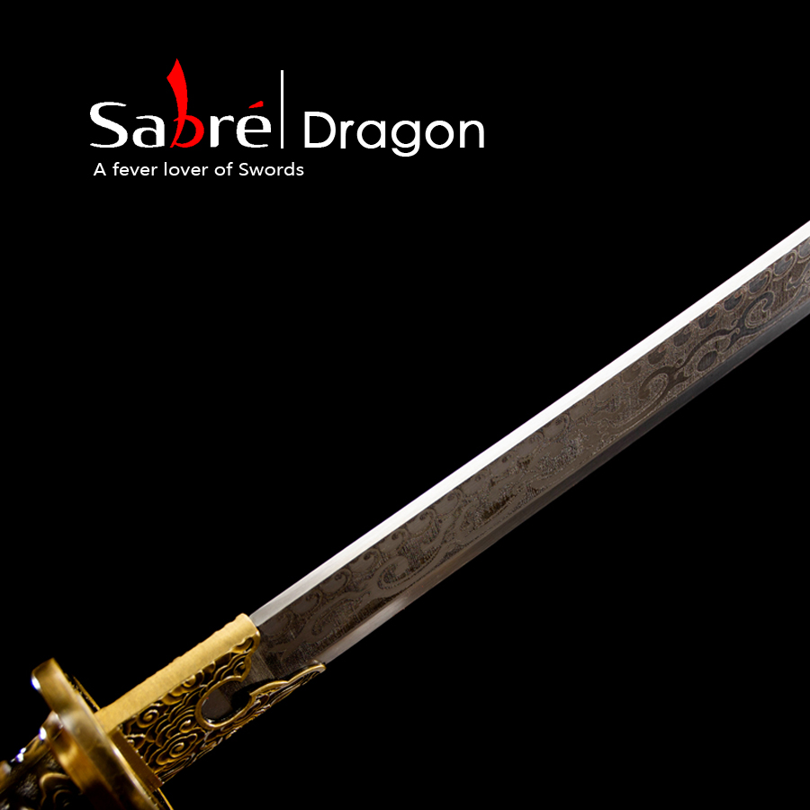 Dragon's Sabre Combat Knife Katana Combat Knife Soldier's Sword Short ...