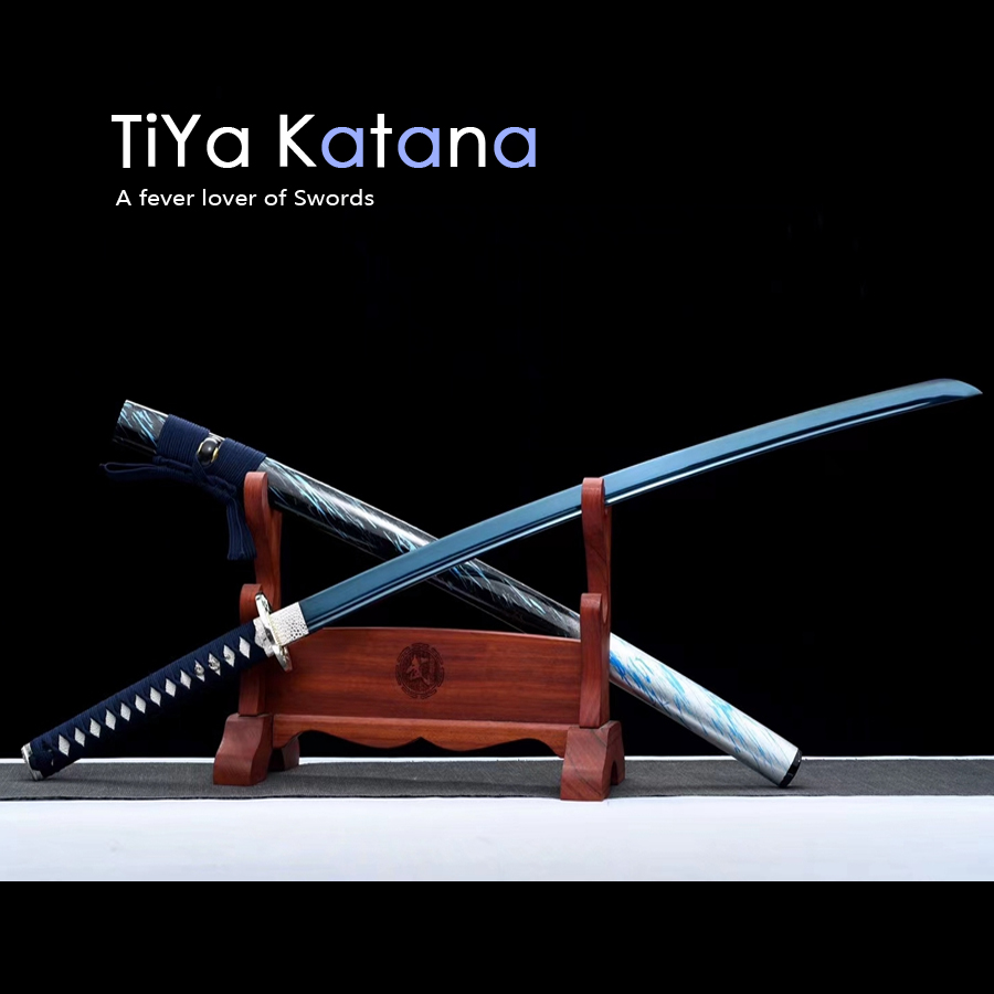TiYa Ninja Katana Japanese Sword Sabre Combat Knife Soldier's Sword ...